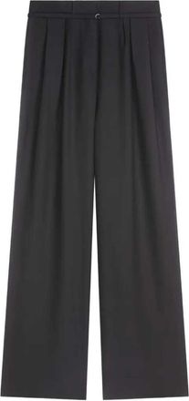 Dries Van Noten pantalon pliss&eacute; ceintur&eacute;