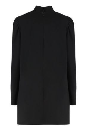 Max Mara Womens Embassy Crepe Dress Black Triacetate