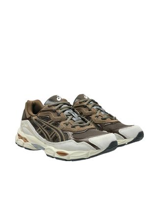 Asics Mens Sneakers Gel-Nyc Brown Storm-Black Coffee Trainers Storm/black