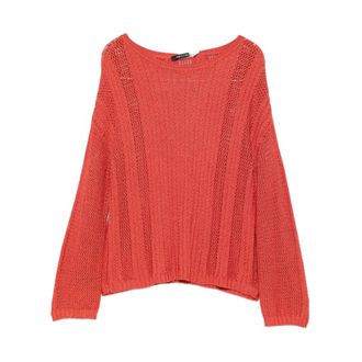 Pennyblack Femme, Pulls, Rouge, Taille: 40 FR Pbbpallore Top en maille et tricot c&ocirc;tel&eacute;