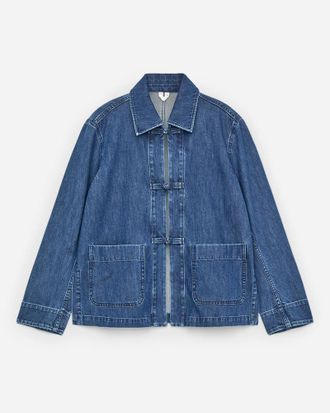 Arket Hemd Aus Denim-Twill -Blau