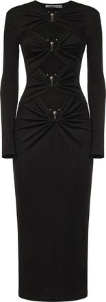 CHRISTOPHER ESBER Knielanges Kleid - Schwarz