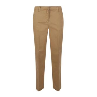 True Royal Beige Seidenmischungshose - - Trousers - Damen - Beige - XS