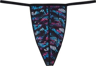 HOM Herren Blackrock G-String Trunks, Schwarz, L EU