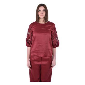 Max Mara Damen, Blusen & Hemden, Rot, XSGr&ouml;&szlig;e