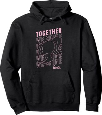BARBIE Zusammen gl&auml;nzen wir Silhouette Pullover Hoodie