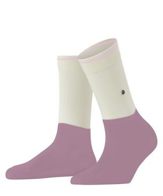 Burlington Sunrise W So coton fantaisie 1 paire, Chaussettes Femme, Rose Powder Pink 8493, 36-41