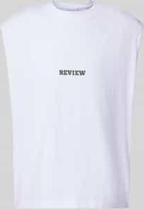 Review Tanktop mit Label-Print