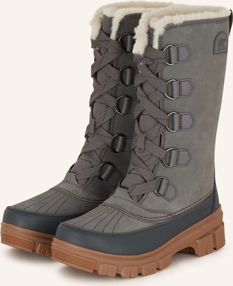 Sorel Schn&uuml;rboots Torino V Wp grau