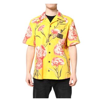 Dolce & Gabbana L&auml;ssiges Hemd mit Knopfleiste - - Shirts - Herren - Mehrfarbig - L