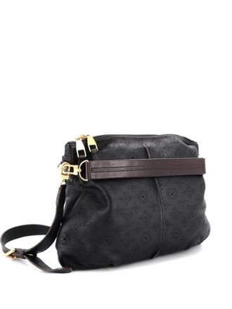 Louis Vuitton sac &agrave; main Selene Mahina PM en cuir - Noir