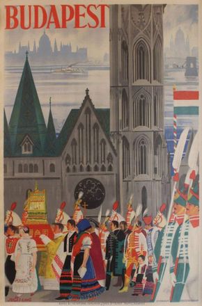 Fabulous Poster Plakat Budapest Poster Ungarn Poster Vintage Tourismus Art Deco
