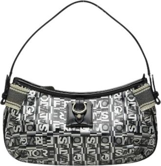 Ferragamo Sac &agrave; main en cuir PVC Pre-owned - Femme - Pre-owned - Noir - Taille: ONE Size