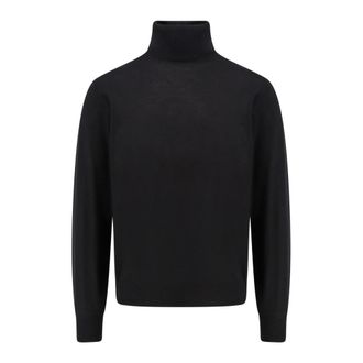 Brunello Cucinelli Gerippter Rollkragenpullover mit langen &Auml;rmeln - - Knitwear - Herren - Schwarzk - 2XL