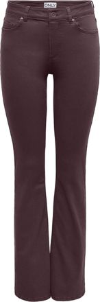 Only Onlblush Mid Flared Colour Pant PNT Noos