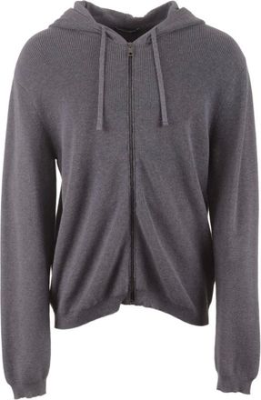 Dolce & Gabbana Homme, Sweatshirts et sweats &agrave; capuche, Gris, Taille: M Veste zipp&eacute;e &agrave; capuche