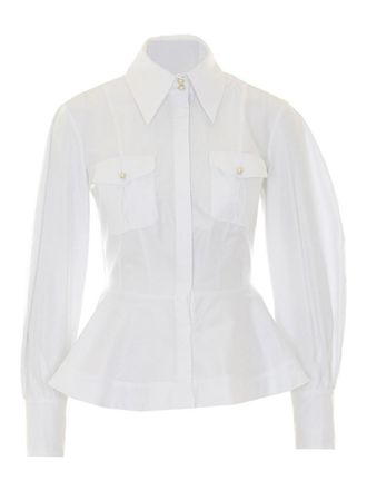 Elisabetta Franchi Chemise - Blanc