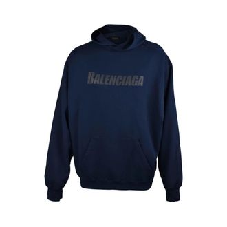Balenciaga Herren, Sweatshirts & Hoodies, Blau, MGr&ouml;&szlig;e
