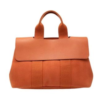 Herm&egrave;s Pre-owned Valparaiso PM - Femme - Pre-owned - Orange - Taille: ONE Size