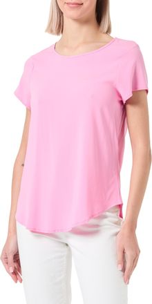 Vero Moda Damen VMBELLA SS WVN GA NOOS Top, Pink Cosmos, M