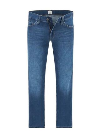 Mustang Jeans Herren Jeans blau Baumwoll-Stretch