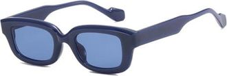 Generic Lunettes De Soleil Carr&eacute;es For Hommes Et Femmes, Id&eacute;ales For Lext&eacute;rieur, La Conduite, Les Vacances Ou F&ecirc;tes(Blue)