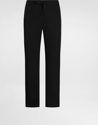 Dolce & Gabbana Jogginghose Aus Technischer Wolle - Mann Hosen Und Shorts Schwarz 48