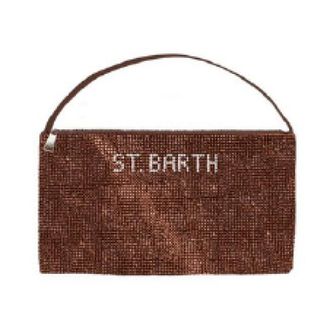 MC2 Saint Barth Femme, Sacs, Brun, Taille: ONE Size Mini Bag Strassy