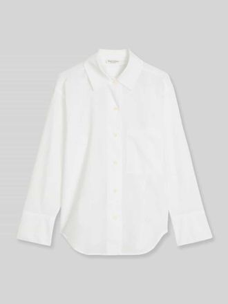 Marc O'Polo Relaxed Fit Bluse aus reiner Baumwolle mit R&uuml;cken-Detail