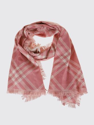 Burberry &Eacute;charpe en laine m&eacute;lang&eacute;e &agrave; motif check et ourlet &agrave; franges