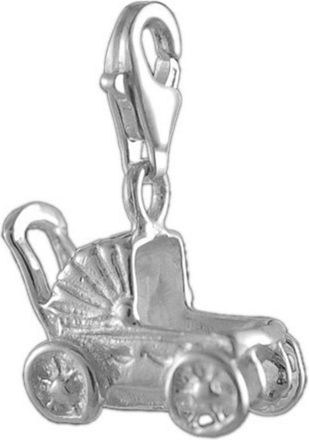 Melina 925 Damen-Charm Anhänger Kinderwagen 925 Sterling Silber 1800495