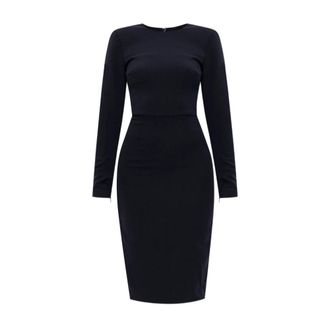 Victoria Beckham Lang&auml;rmeliges- figurbetontes T-Shirt-Kleid - - Dresses - Damen - Blau - XS