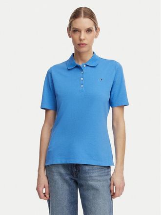 Tommy Hilfiger Poloshirt 1985 WW0WW43224 Blau Regular Fit