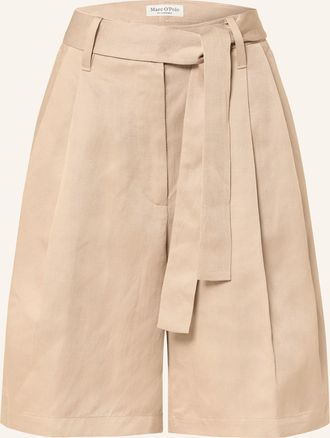 Marc O'Polo Marc Opolo Shorts Mit Leinen beige