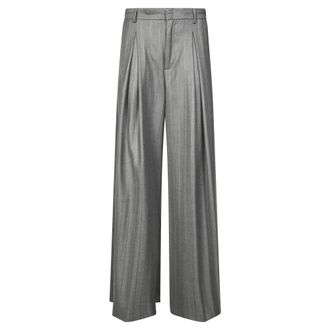 Andamane Weite Hose - - Trousers - Damen - Grau - L