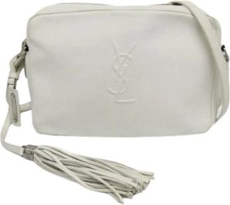 Saint Laurent Pre-owned Lou Shoulder Bag - Femme - Pre-owned - Blanc - Taille: ONE Size