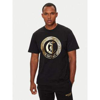 Just Cavalli T-Shirt 77OAHT01 Schwarz Regular Fit