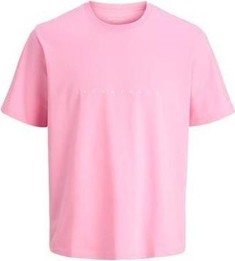 Jack & Jones Jjestar JJ Tee SS Noos T-Shirt pour Homme, Prism Rose., L