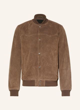 AllSaints Allsaints Lederjacke Stafford Bomber braun