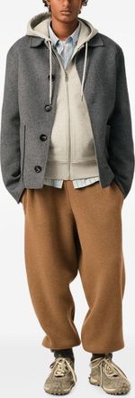 Ami Wool and Cashmere Overshirt - Grey