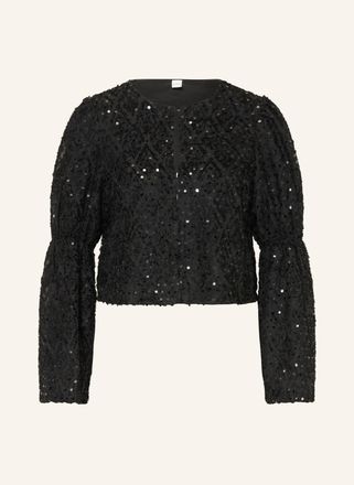 Y.A.S. Bluse Asserala Mit Pailletten schwarz