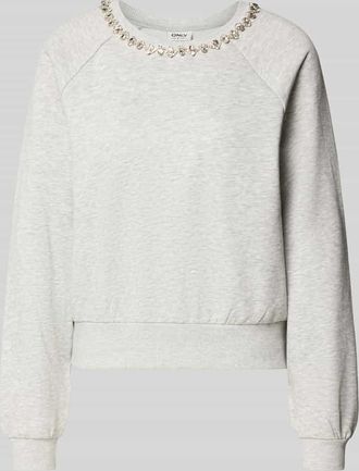 Only Sweatshirt mit Strassbesatz Modell ONLJETT