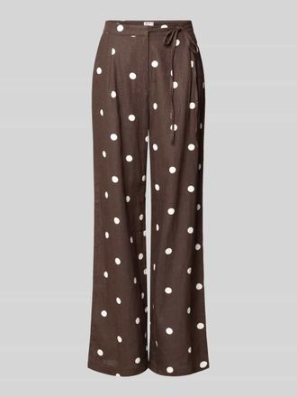 Jake*s Casual Stoffhose mit Schleifen-Detail