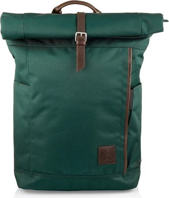 Invicta Urban Lux Rucksack, Unisex-Rucksack, f&uuml;r Erwachsene, Gr&uuml;n, Einheitsgr&ouml;&szlig;e
