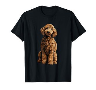 Whyitsme Design Roter Pudelhund Illustration T-Shirt