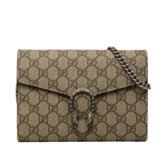 Gucci Sac bandouli&egrave;re Pre-owned en toile - Femme - Pre-owned - Beige - Taille: ONE Size