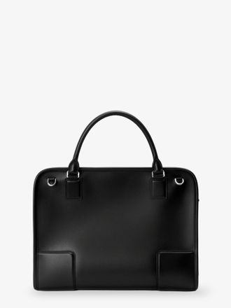 Loewe Womens Leather Handbag Amazona 180 Black Handbags Hand Bags