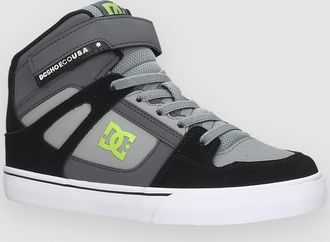 DC Pure High-Top EV Kids Chaussres de skate noir