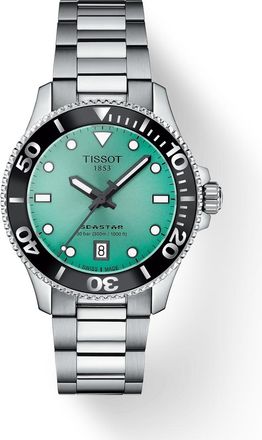 Tissot Seastar 1000 36mm, Edelstahlgeh&auml;use, 30ATM, Quarzwerk, T&uuml;rkis Herrenuhr T120.210.11.091.00