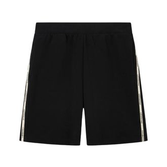 Emporio Armani Emporio Armani Ea7, Homme, Shorts, Noir, Taille: L Logo Series Cotton-blend Interlock Bermuda Shorts